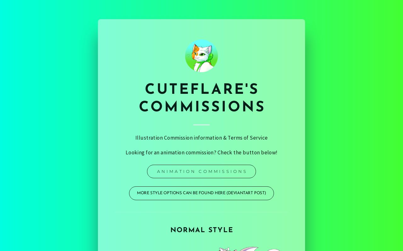 CuteFlare's Commissions